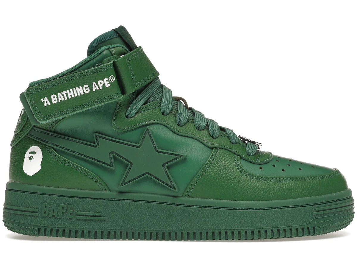 Buy & Sell A Bathing Ape Bape Sta Mid Green | 100% Authentic