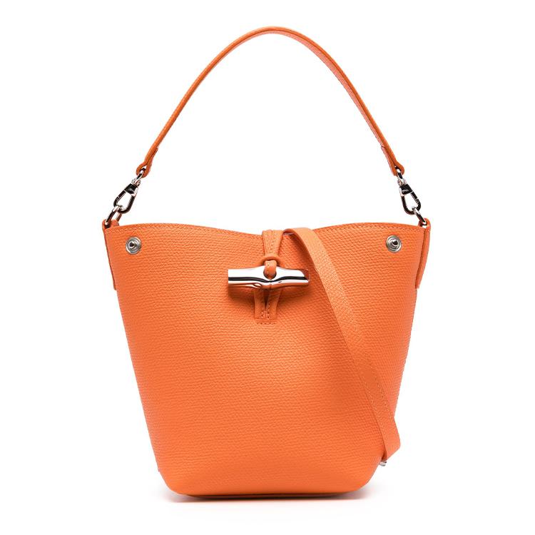 SASOM | กระเป๋า Longchamp Xs Le Roseau Essential Leather Bucket Bag ...