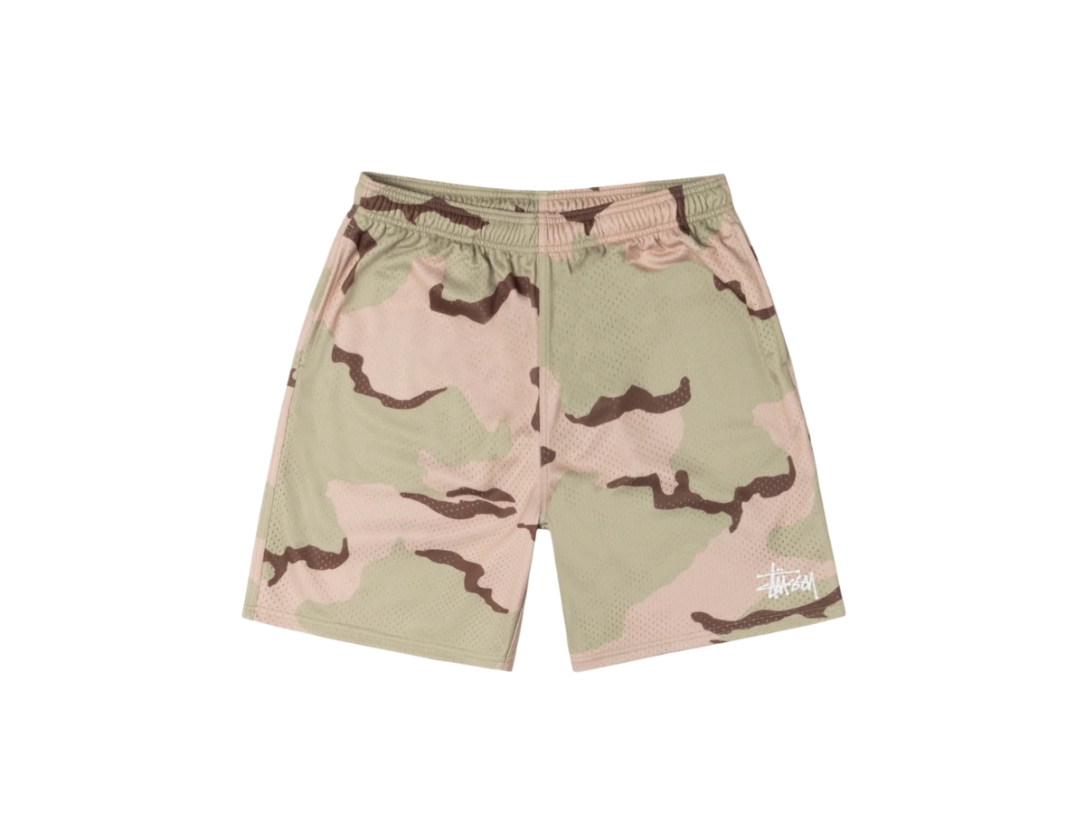 ช้อป Stussy Basic Mesh Short Sand Camoของแท้ที่ SASOM