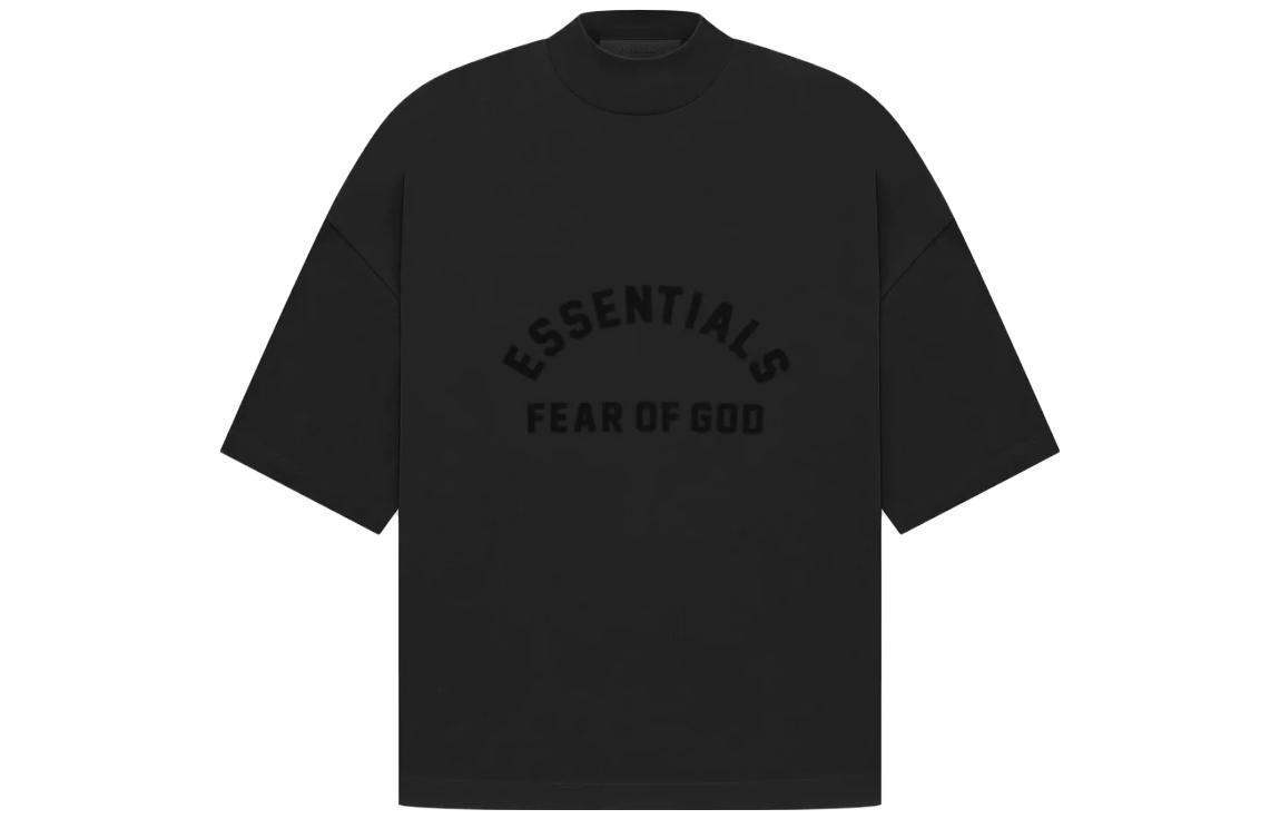SASOM | apparel Fear of God Essentials Arch Logo Mock Neck T shirt ...