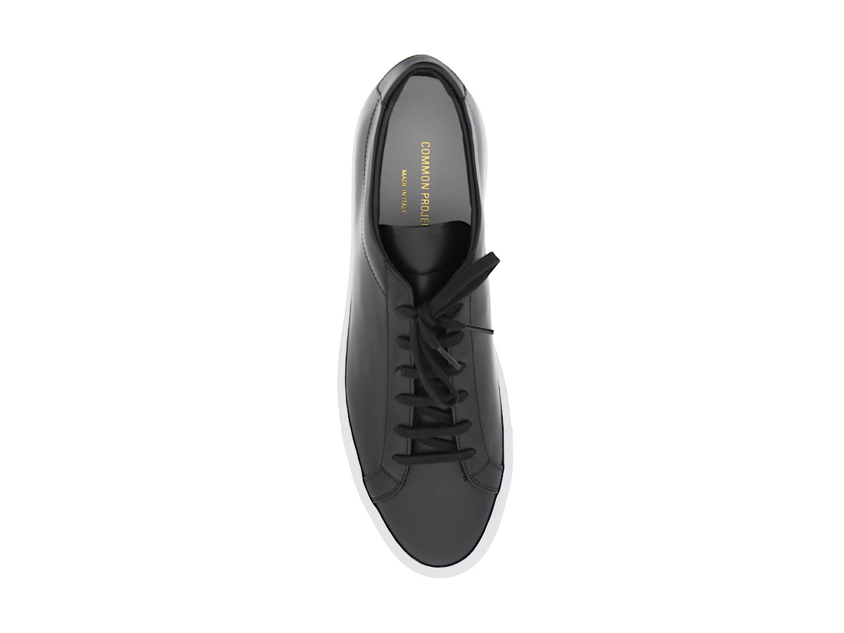 Common Projects Original Achilles Low Sneakersblack Calf Leather