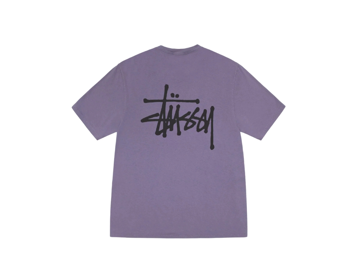 Buy Stussy Basic Stüssy Tee Pigment Dyed Grape | SASOM