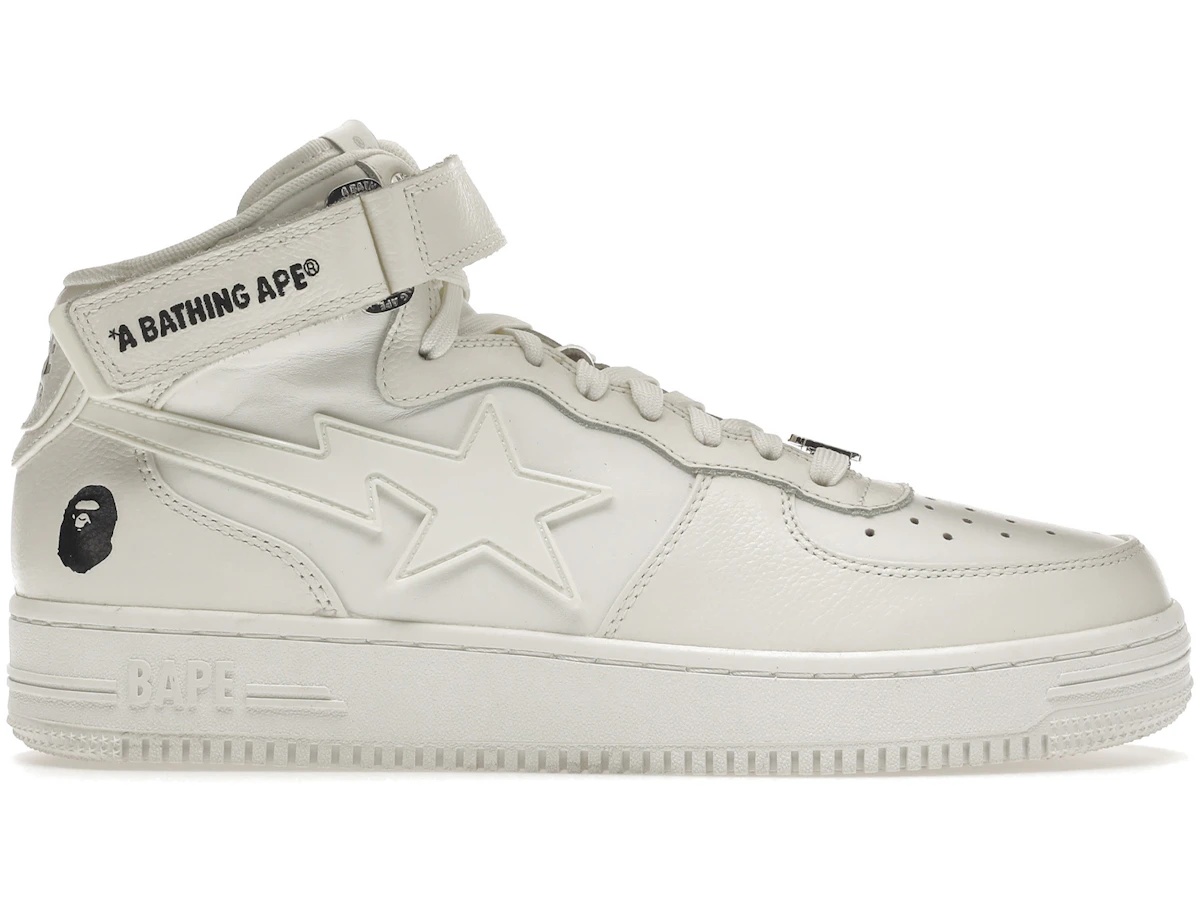 Buy & Sell A Bathing Ape Bape Sta Mid White | 100% Authentic