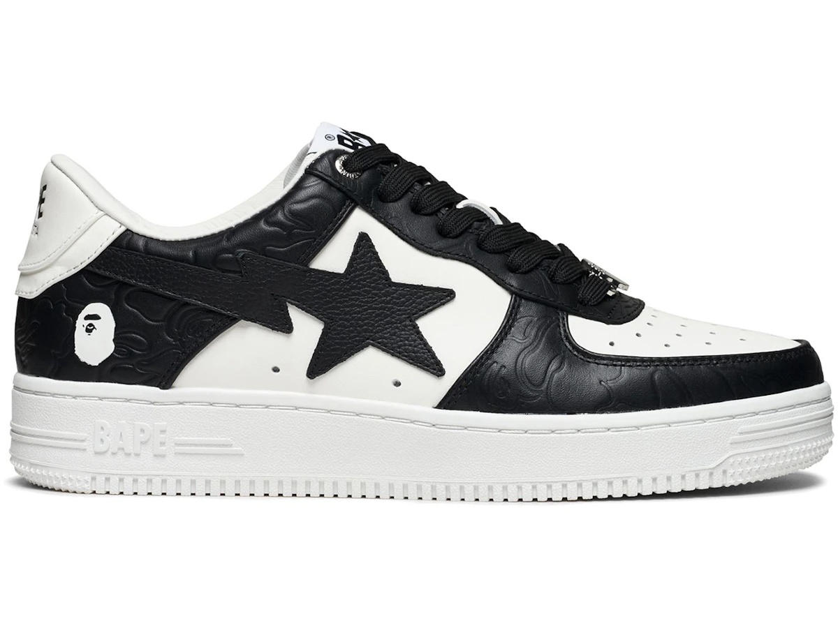 A Bathing Ape Bape Sta #4 Linecamo White Black | SASOM