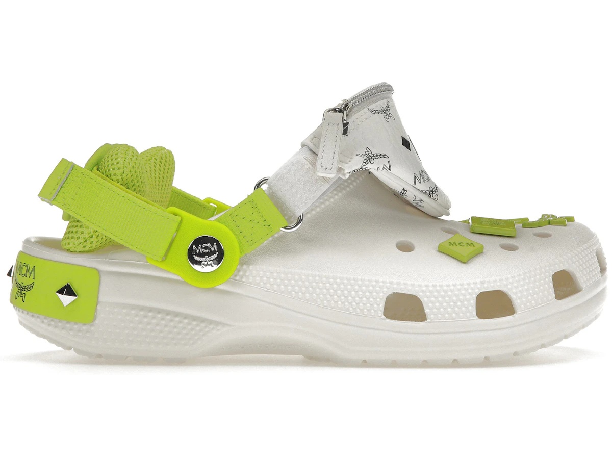 สนีกเกอร์ Crocs Classic Clog MCM White Green | SASOM