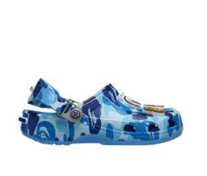 Crocs Classic Clog A Bathing Ape ABC Camo Blue | SASOM