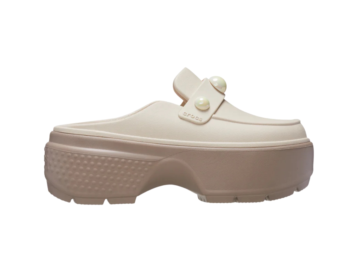 รองเท้า Crocs Stomp Pearl Loafer Almond Tint | SASOM