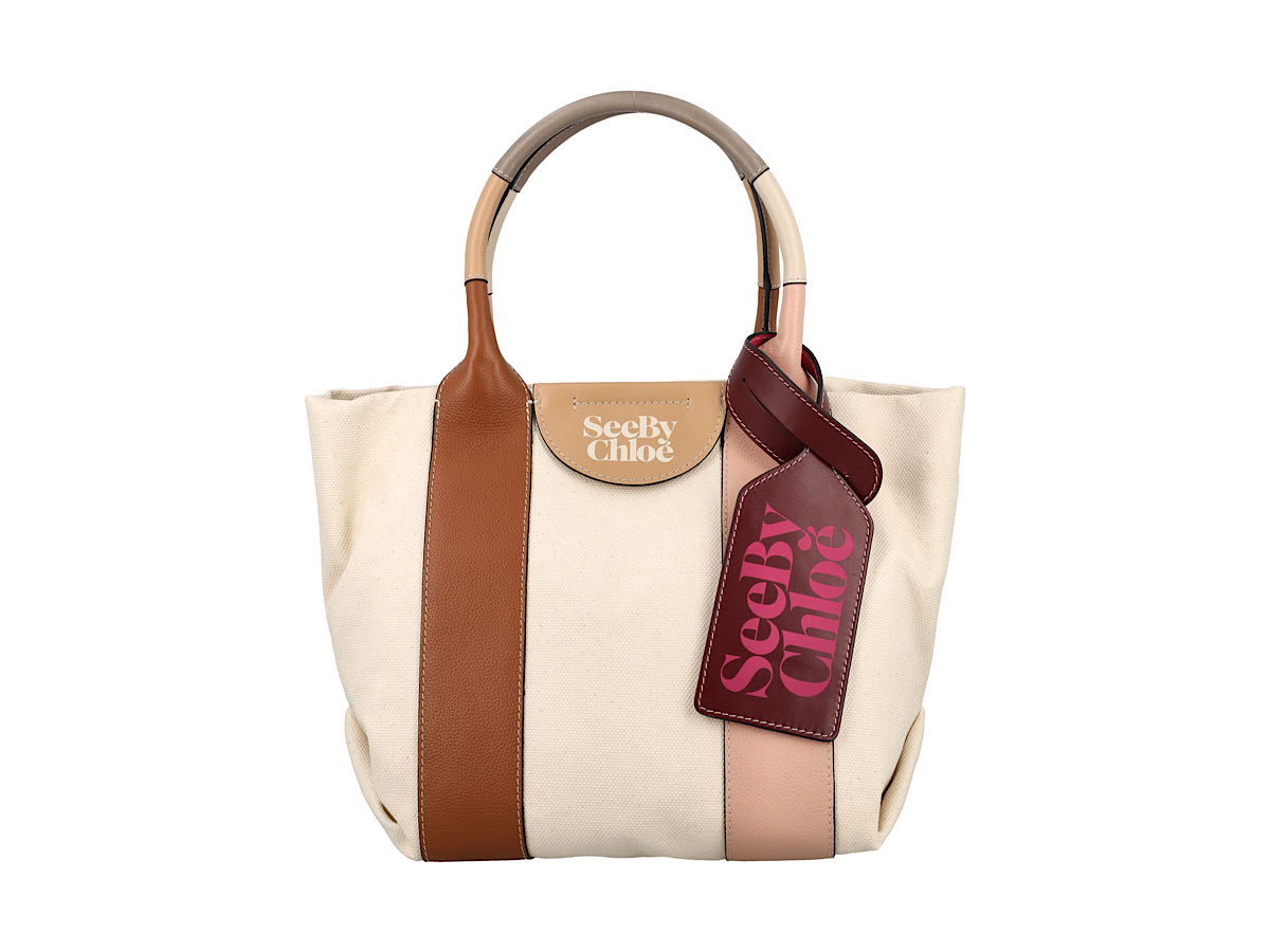 SASOM | กระเป๋า See By Chlo Laetizia Totecaramel Cotton เช็คราคาล่าสุด