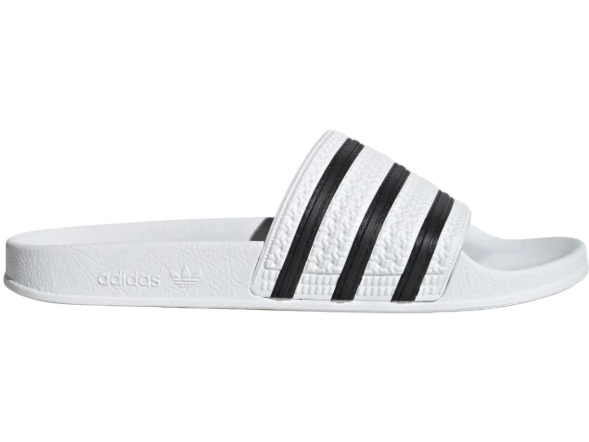 สนีกเกอร์ adidas Adilette White Core Black White | SASOM