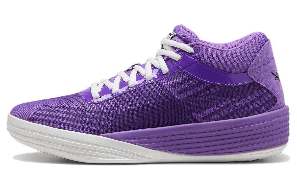 SASOM | shoes LaMelo Ball X Puma Clyde All Pro Purple Glimmer Check the ...
