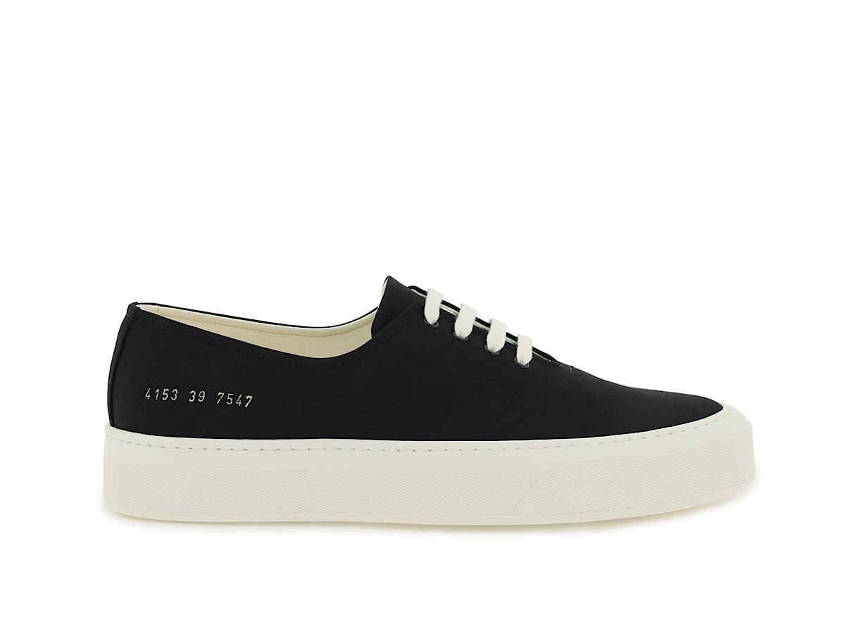 Common Projects Canvas Sneakersblack Pl (W)
