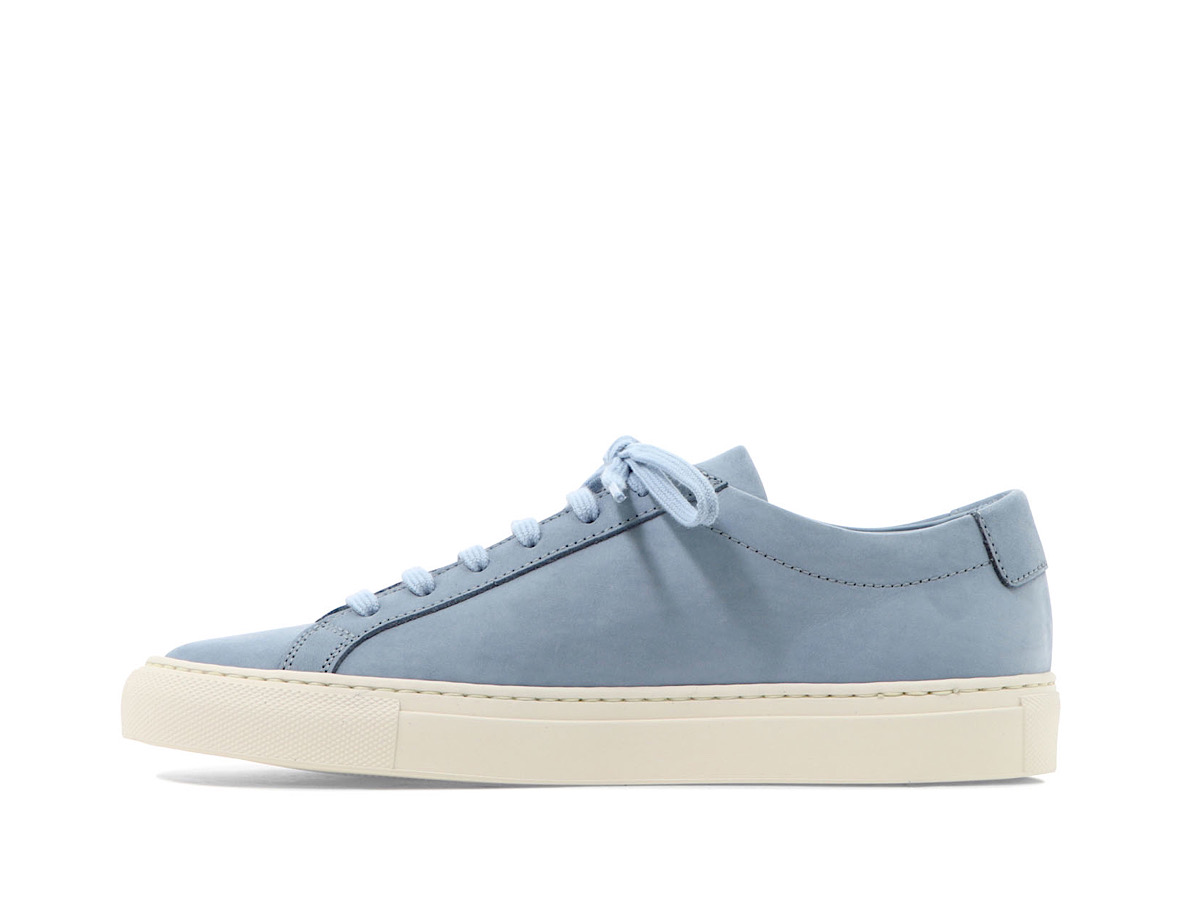 Common Projects Achilles Sneakerslight Blue Scamosciato Gomma (W)