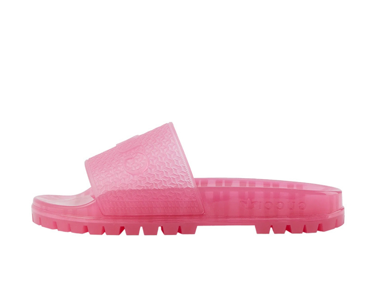 Gucci x adidas Wmns Slide Transparent Pink | SASOM