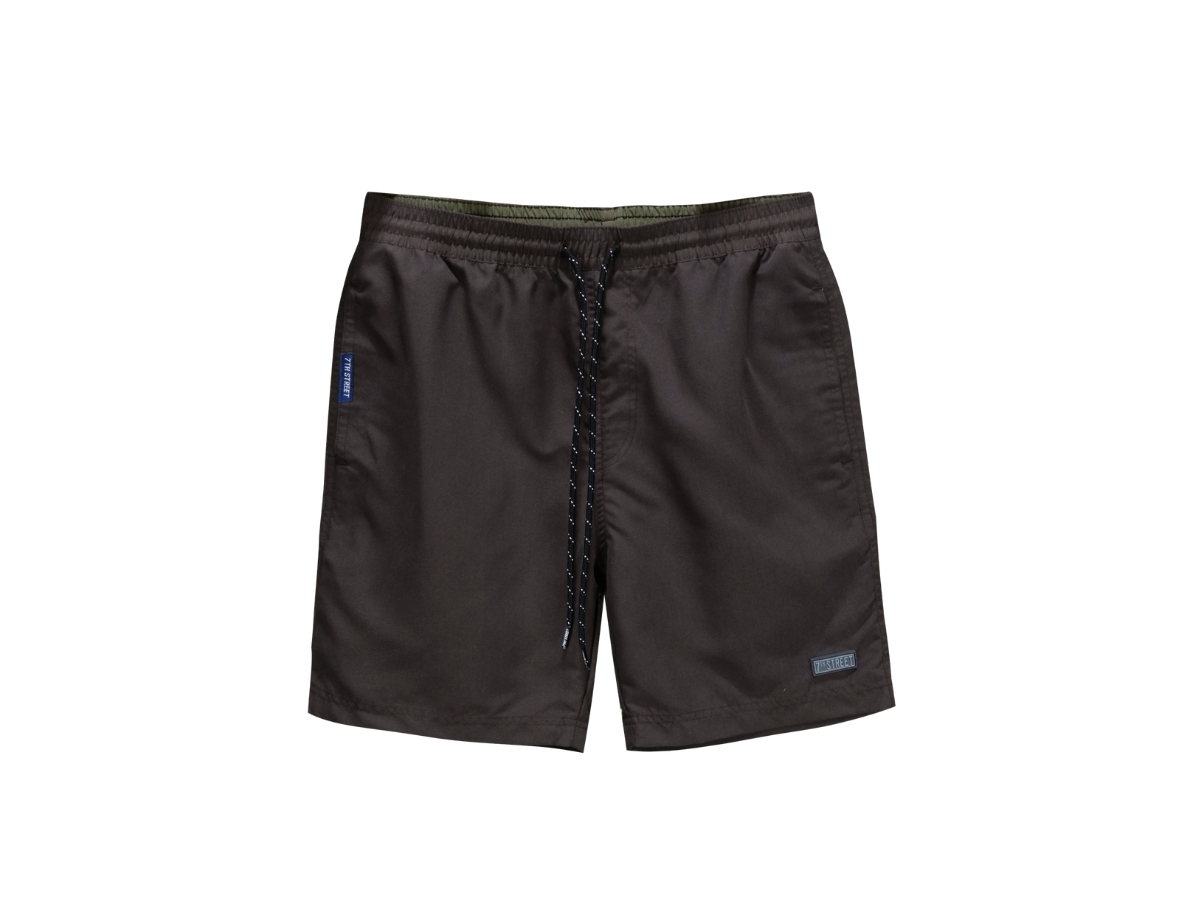 7th Street RUBBER Shorts - Dark Gray Shop Authentic at SASOM
