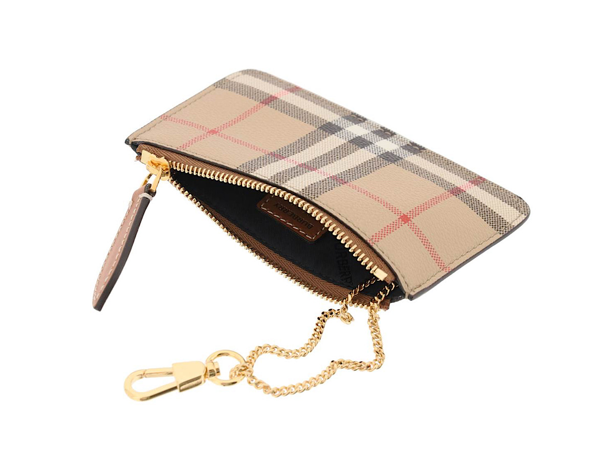 SASOM | accessories Burberry Check Coin Purse With Strapbeige 69pu 17pl ...