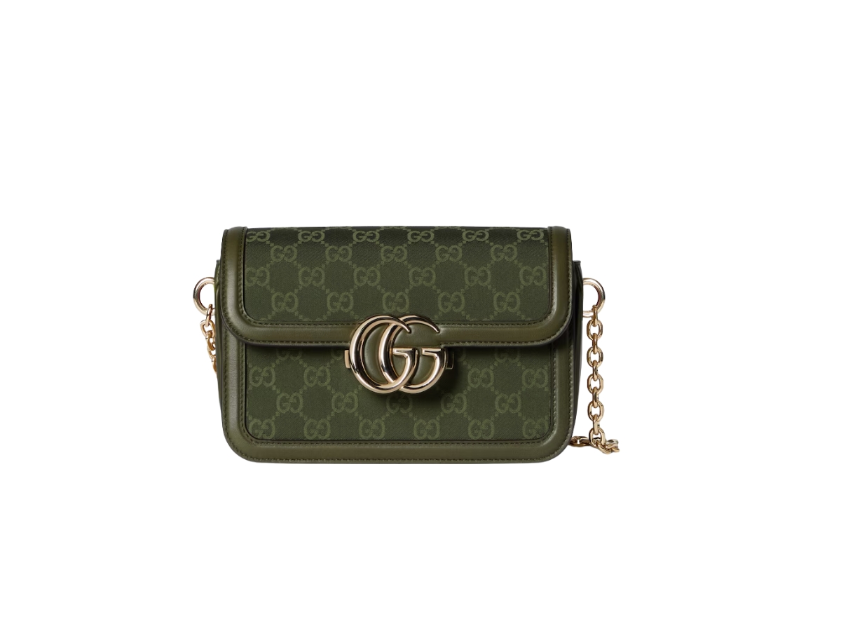 Gucci Go Small Shoulder Bag Spring Summer 2025 Green