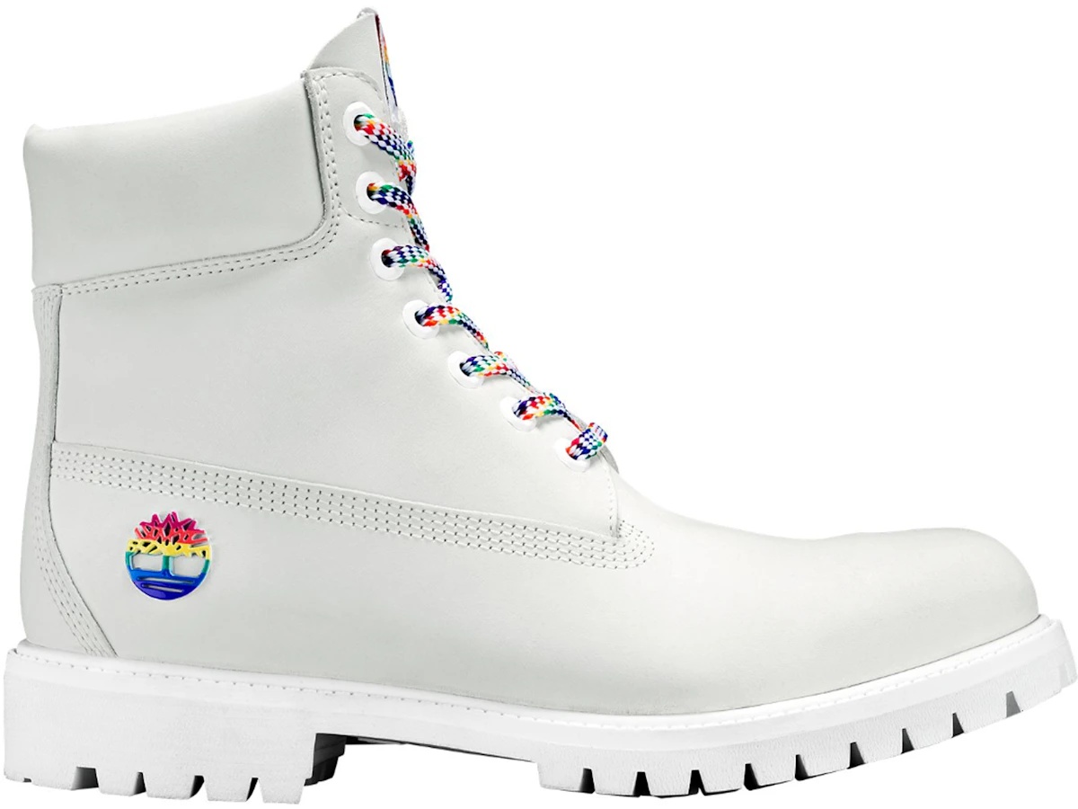Buy & Sell Timberland 6' Boot White Rainbow | 100% Authentic