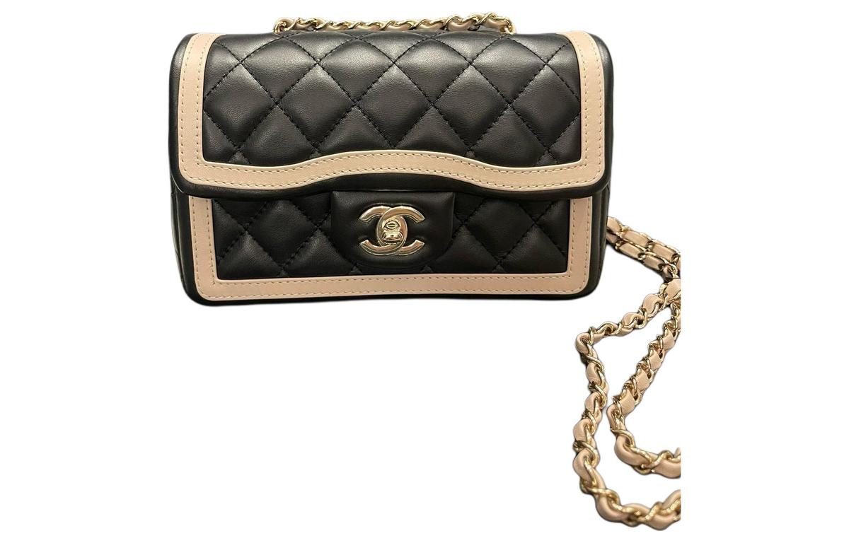 SASOM | bags CHANEL Diamond Pattern Sheepskin Shoulder Bag Crossbody ...