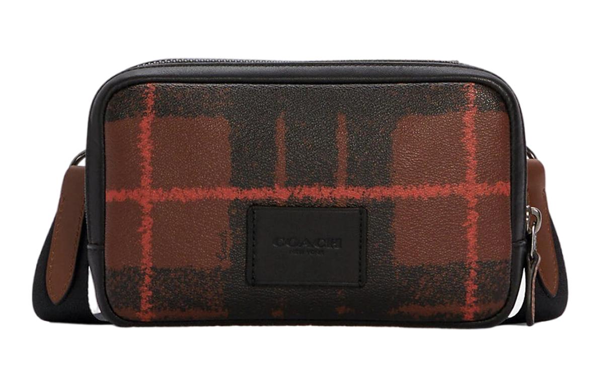 SASOM | กระเป๋า Coach Carrier Leather Cell Phone Pouch Small Size Men's ...