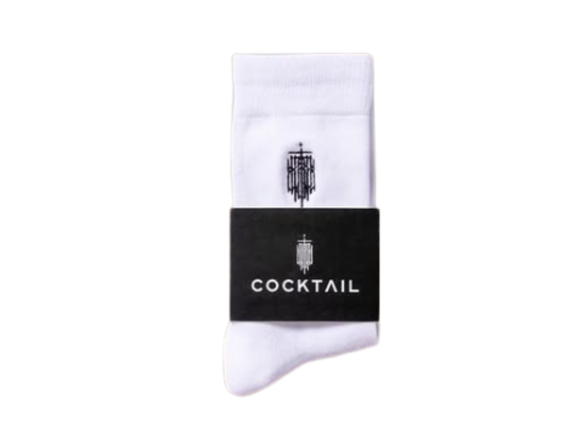 Carnival x Umbro Cocktail Logo Crew Socks 2 Pairs White