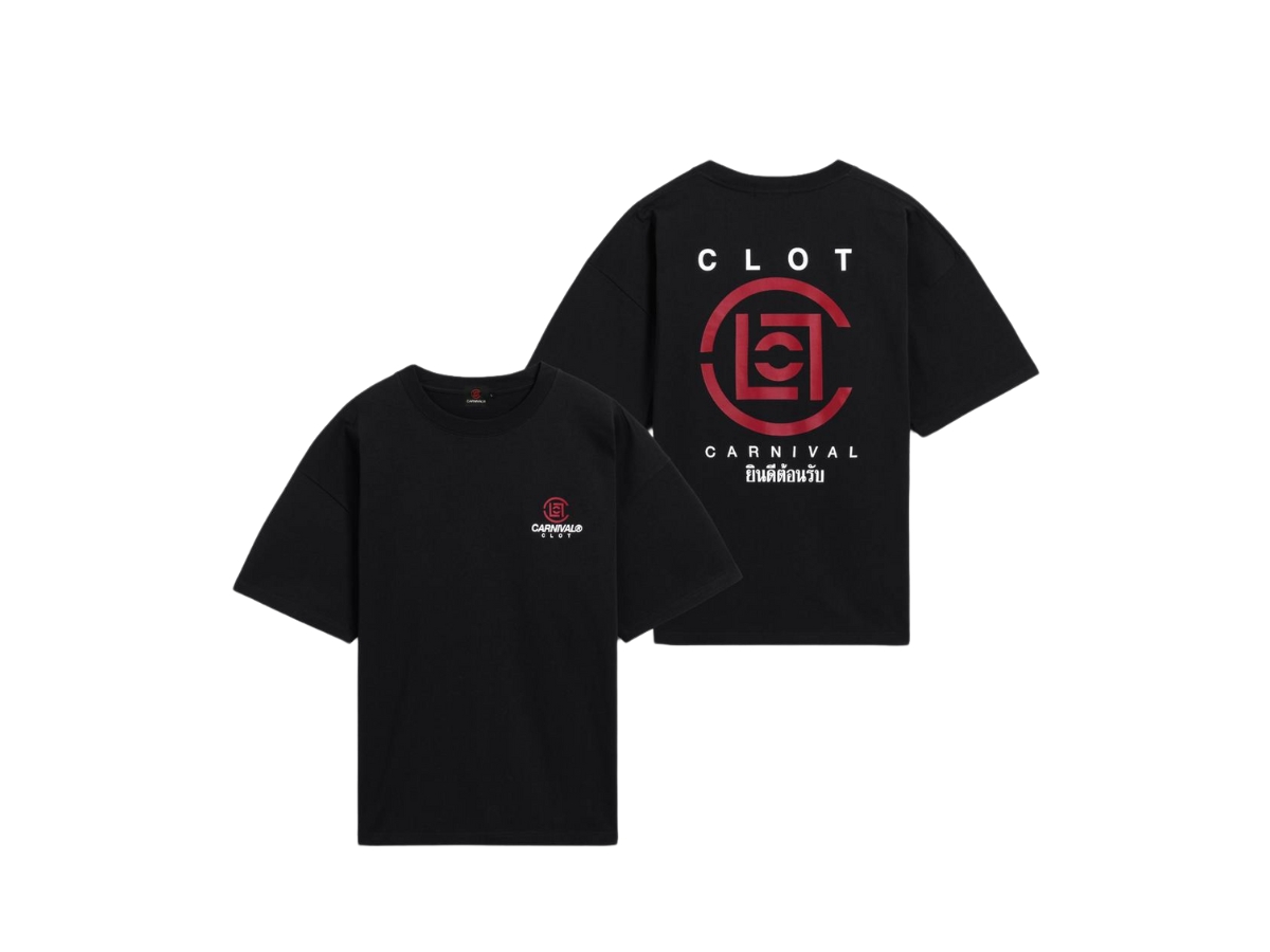 Buy Carnival x Clot Welcome Ovs T-Shirt Black | SASOM