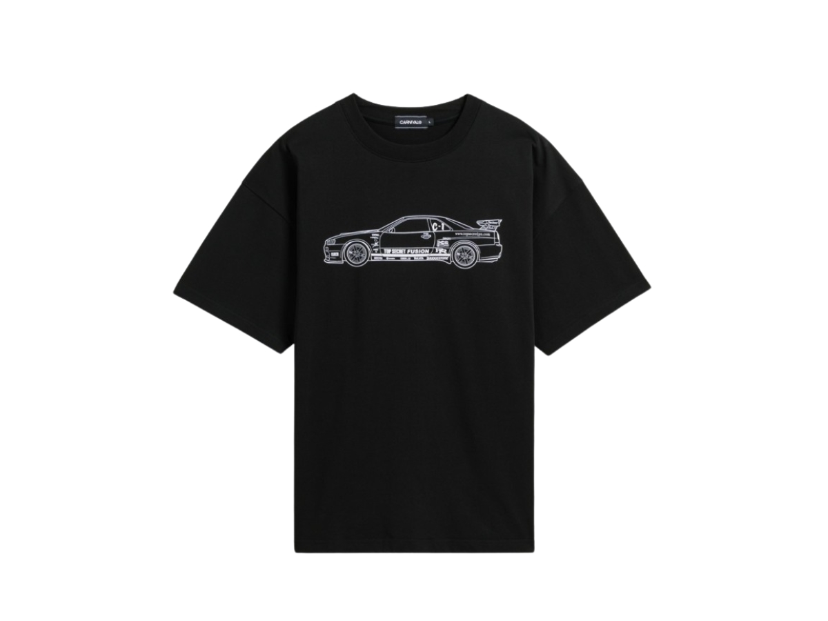 Carnival x Top Secret Blueprint Ovs T-Shirt Black