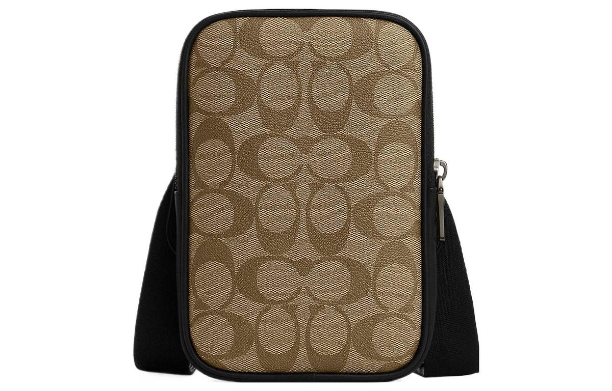 Coach PVC Cow Leather Patchwork Camera Bag Shoulder Bag Crossbody Bag ...