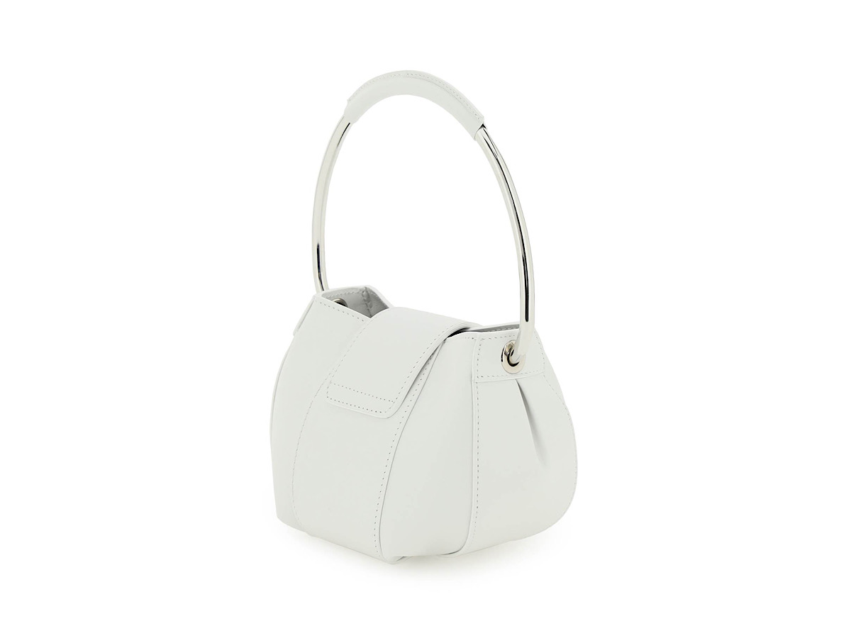 SASOM | bags Coperni Ring Pouch Handbagwhite Calf Leather Check the ...