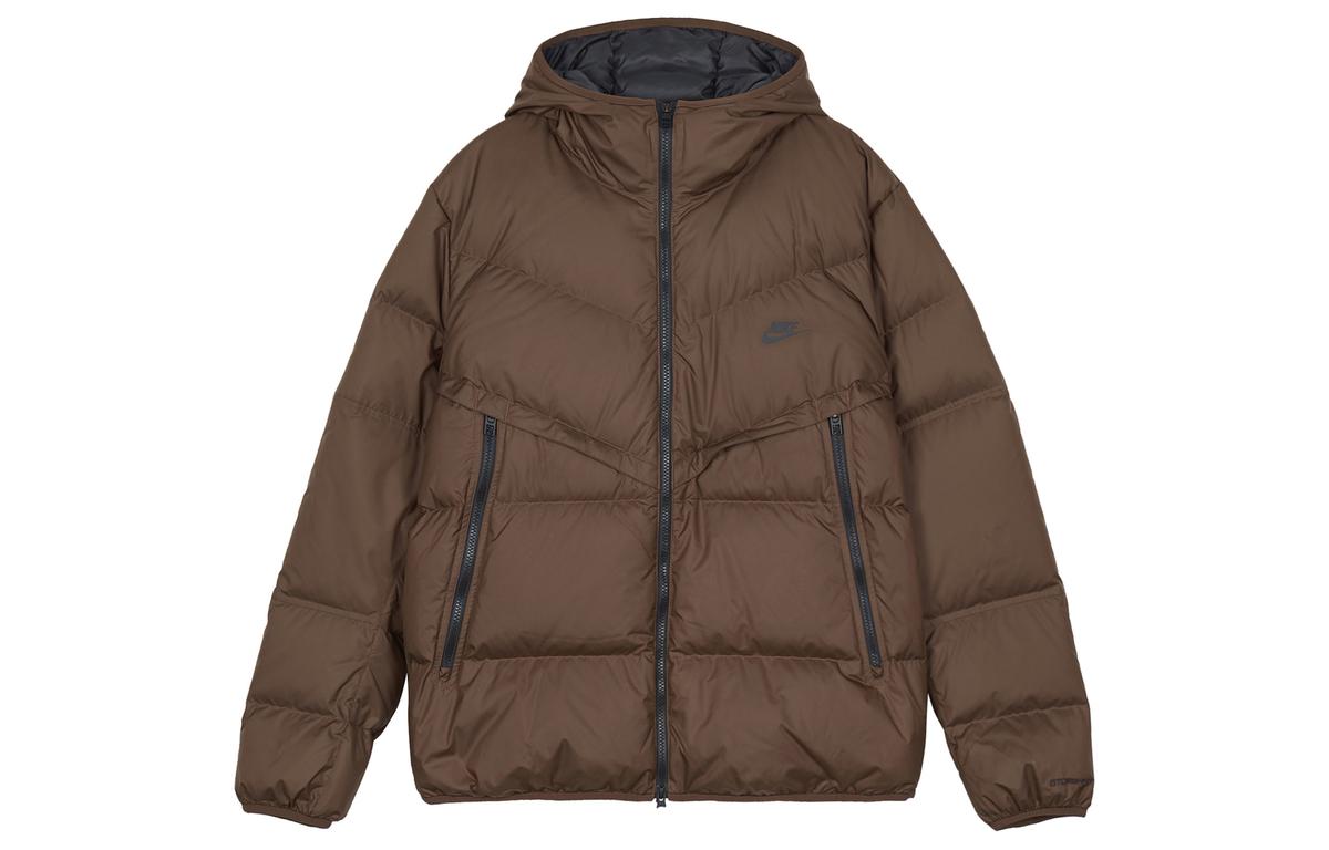 SASOM | apparel Nike Down Jacket Men's Dark Brown Check the latest ...