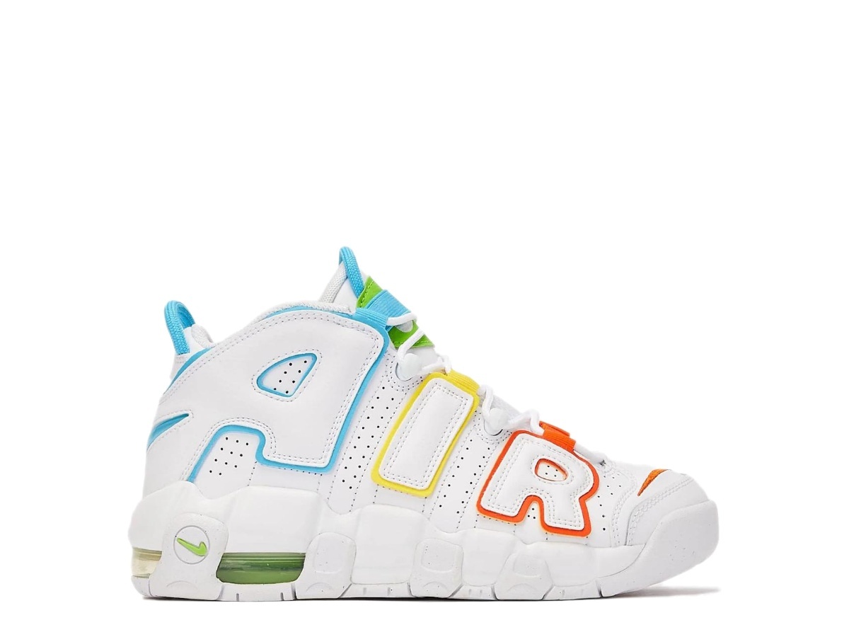 Nike Air More Uptempo White Multi-Color (GS) | SASOM