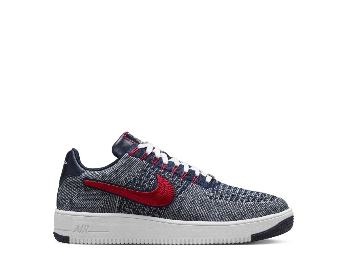 Nike Air Force 1 Ultra Flyknit Low Patriots Robert Kraft Wolf Grey