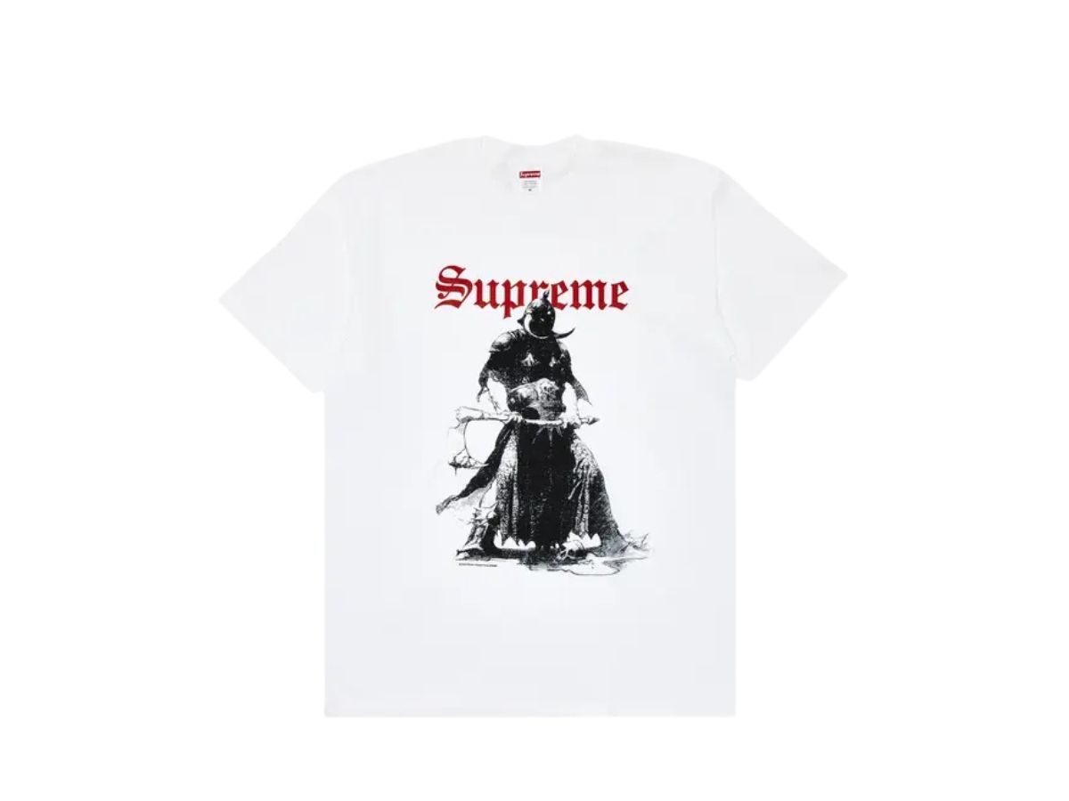 Supreme x Frank Frazetta Destruction Tee White | ของแท้