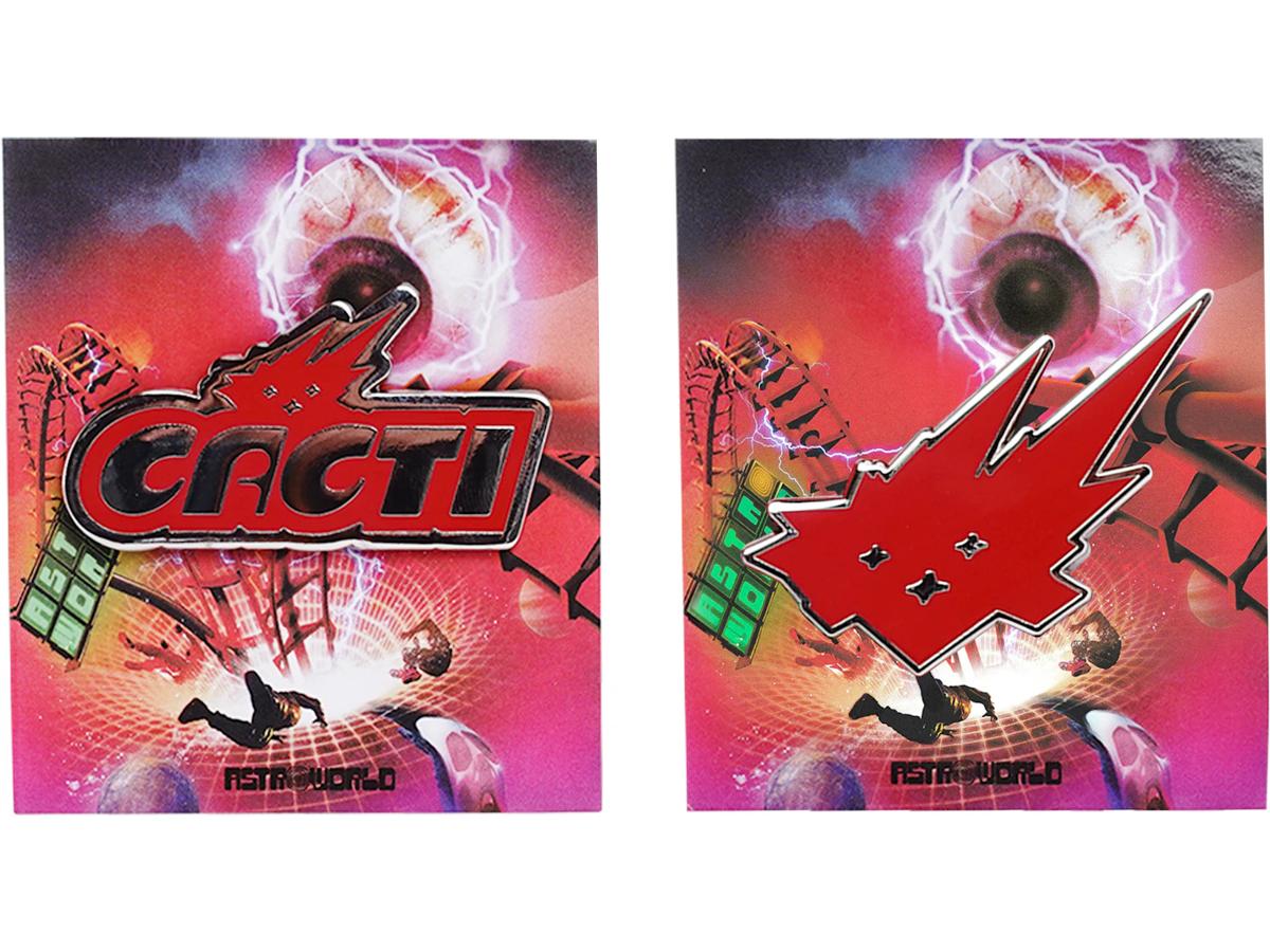 SASOM | collectibles Travis Scott Astroworld Cacti Enamel Pin Set of 2 ...