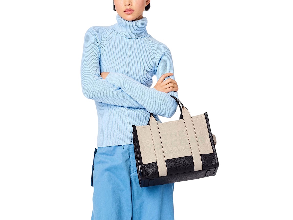 Marc Jacobs The Colorblock Medium Tote Bagmixed Colours Cow Leather