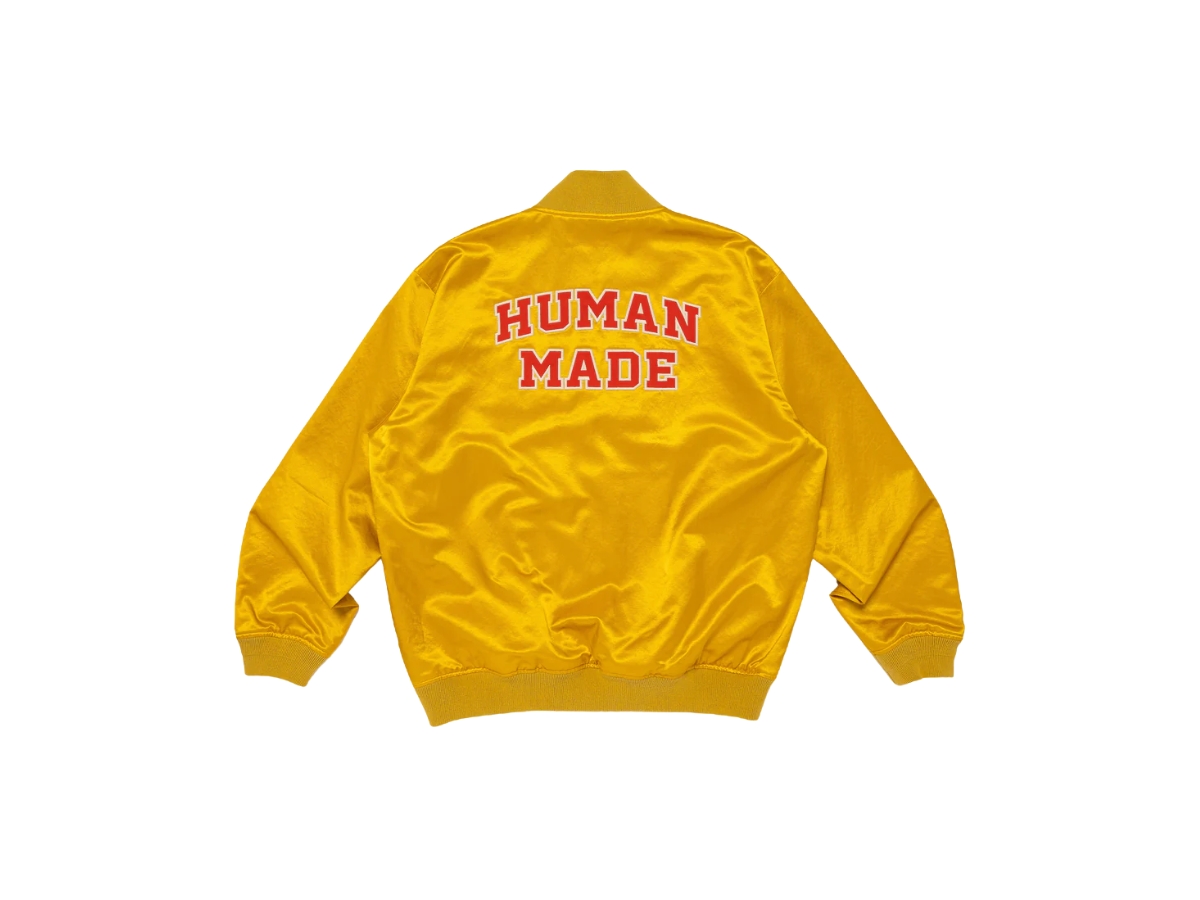 SASOM | เสื้อผ้า Human Made Satin Half-zip Shirt Yellow เช็คราคาล่าสุด