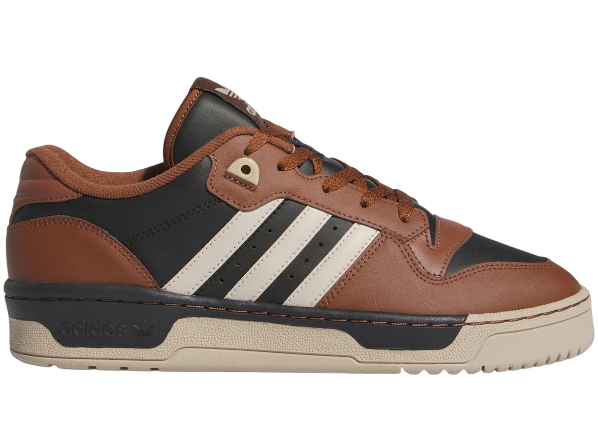 adidas Rivalry Low Core Black Wonder Beige Preloved Brown