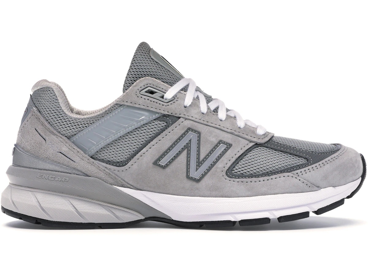 สนีกเกอร์ New Balance 990v5 Grey White (2E Wide) | SASOM