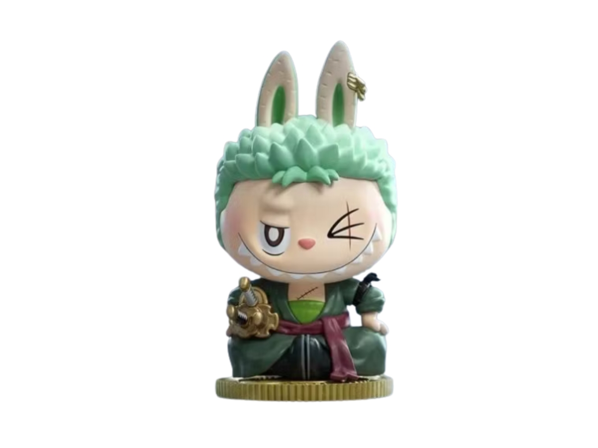 (เช็คการ์ด) Pop Mart Roronoa Zoro Labubu The Monsters x One Piece Series