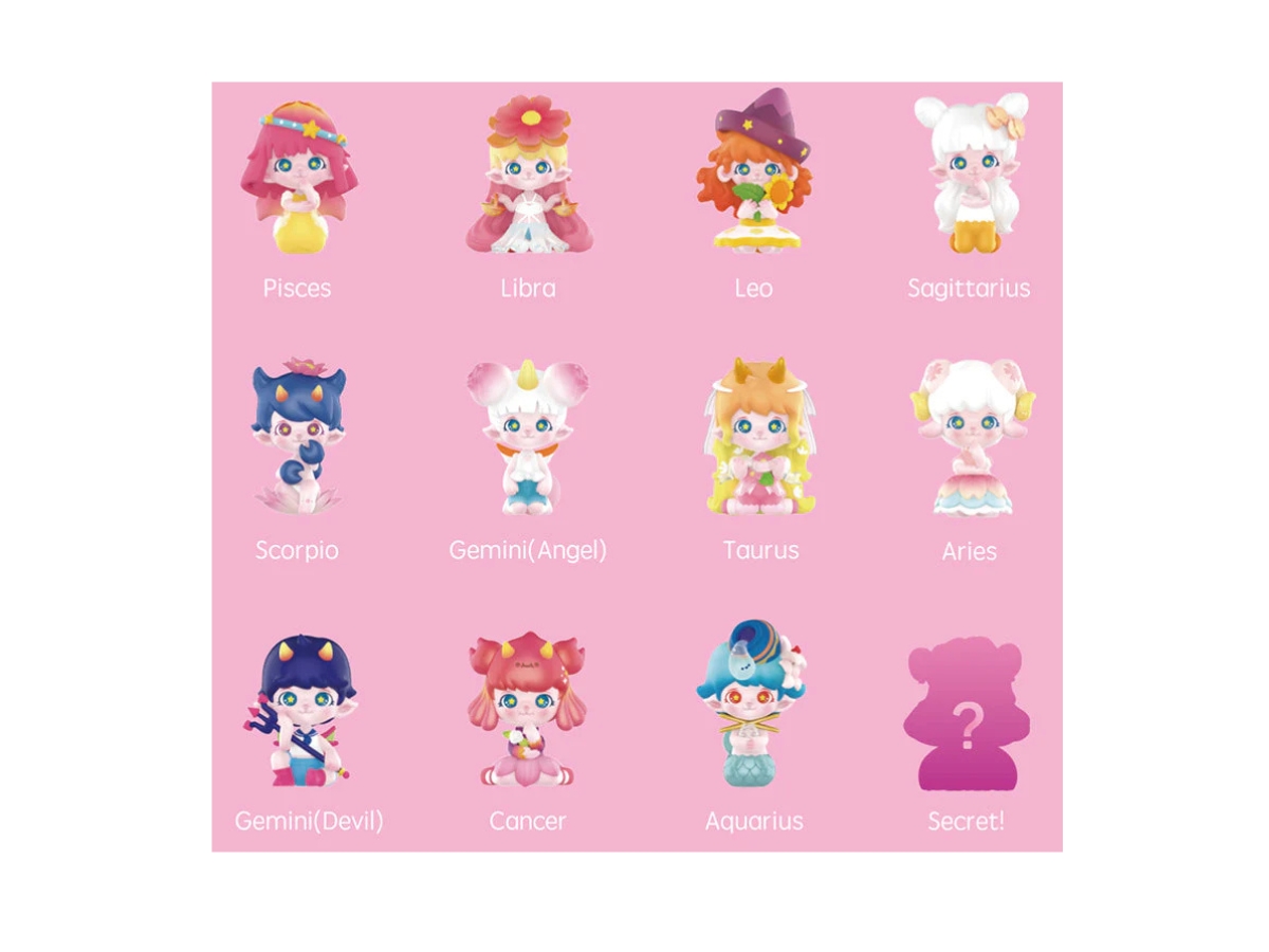 Pop Mart Zoe Zodiac Flower Whispering Series Blind Box Single Box