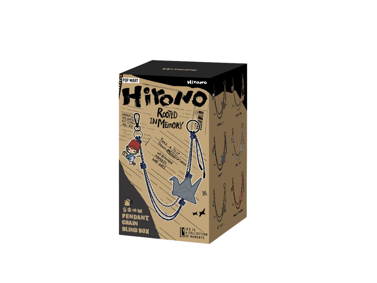 (เช็คการ์ด) Pop Mart Back Off Hirono Echo Series - Pendant Chain Blind Box