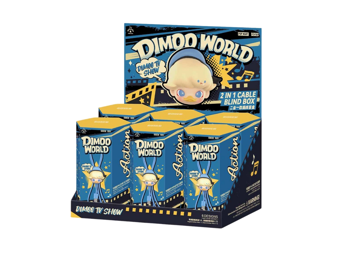 Pop Mart Dimoo World × Disney Series-2 In 1 Cable Blind Box Whole Set