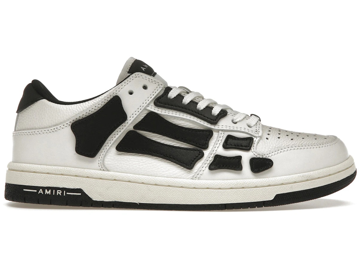 สนีกเกอร์ AMIRI Skel Top Low White Black White | SASOM