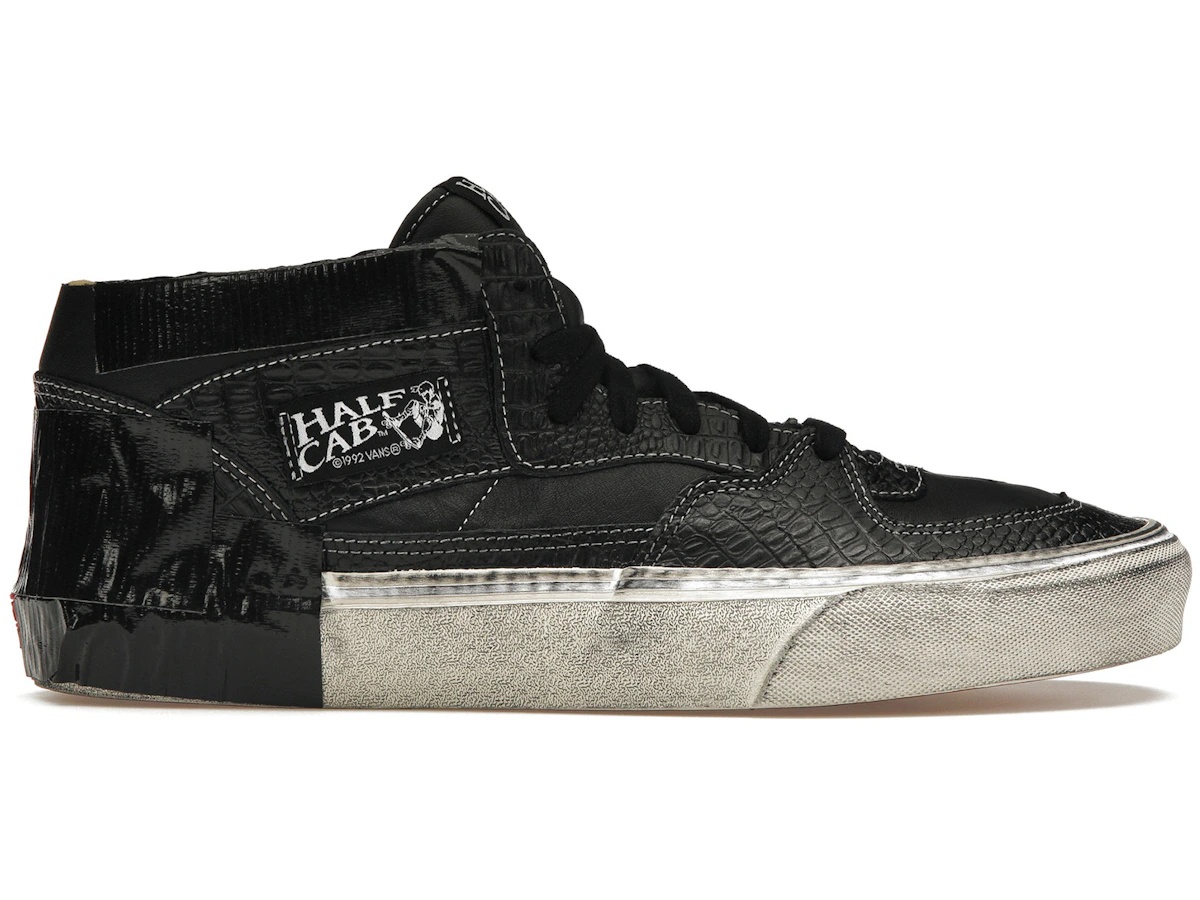 สนีกเกอร์ Vans Vault Half Cab EF LX Duct Tape Black | SASOM