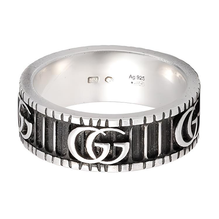SASOM | เครื่องประดับ Gucci 925 Sterling Silver Rings Men's Silver เช็คราคาล่าสุด