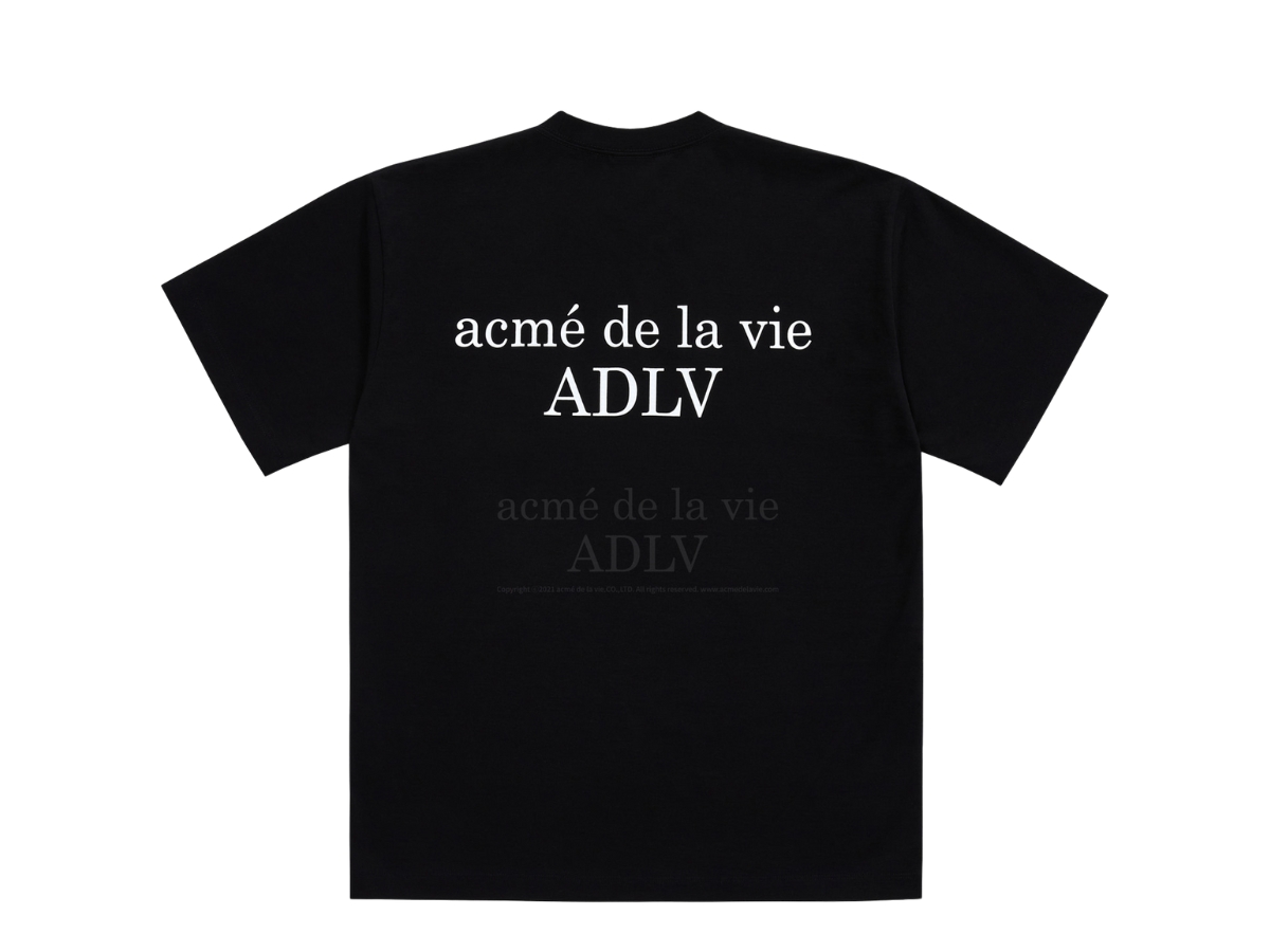 SASOM | เสื้อผ้า acmé de la vie Baby Face Short Sleeve T-Shirt Black Snow Black เช็คราคาล่าสุด