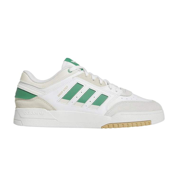 adidas originals Drop Step Low 'White Semi Court Green'