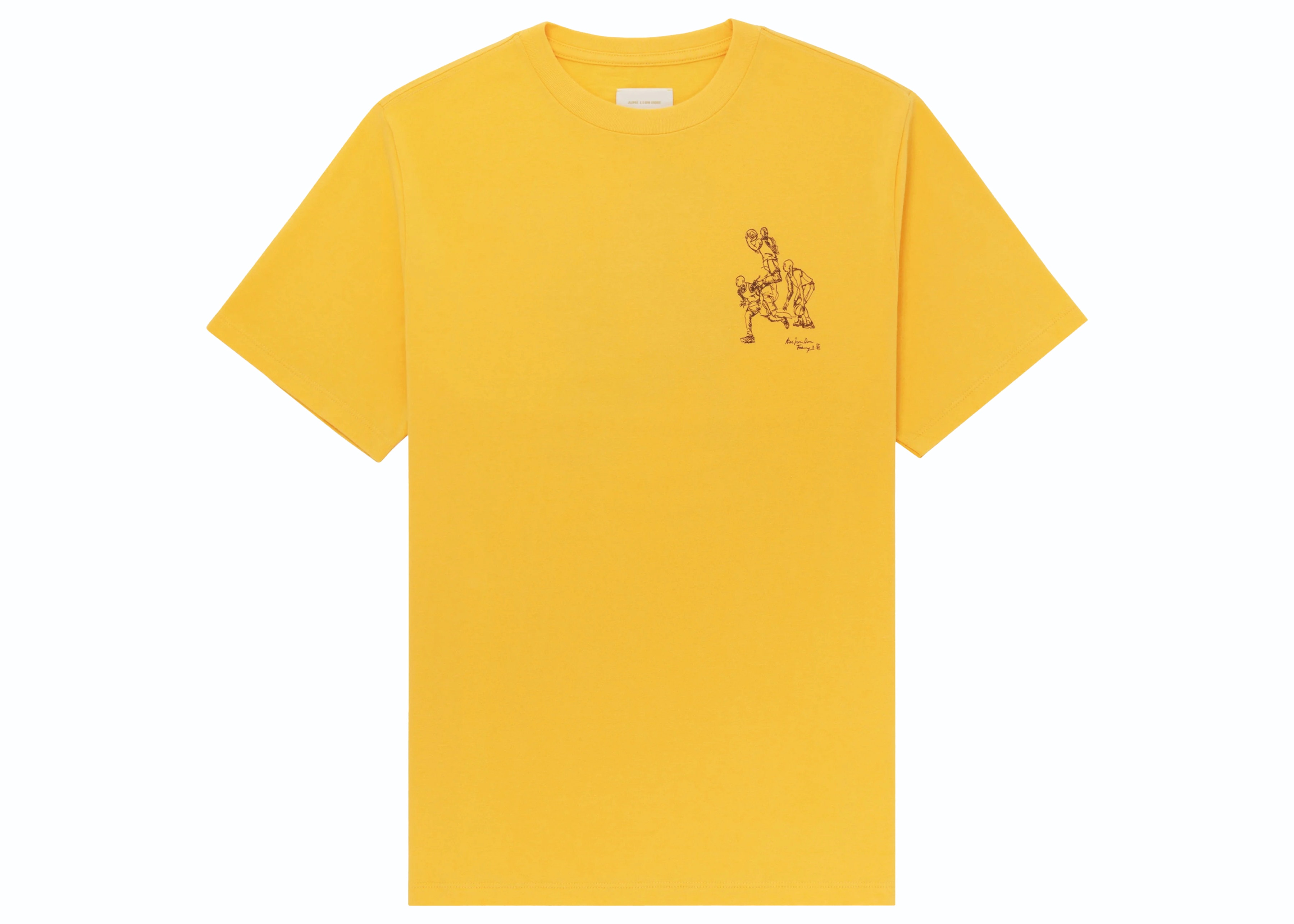 Buy Aime Leon Dore Basketball Study Tee Yellow | SASOM
