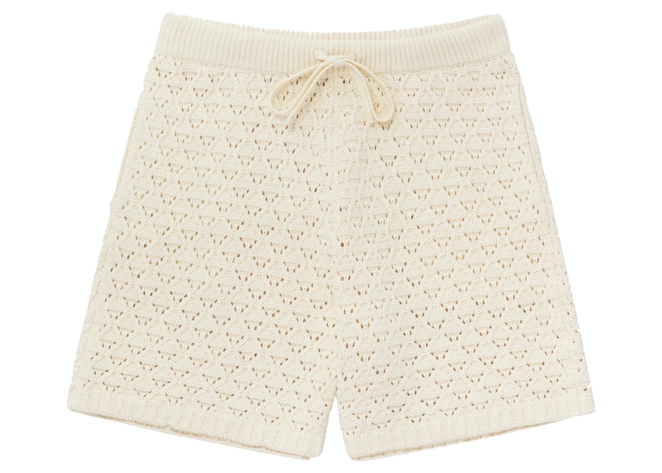 Buy Aime Leon Dore Eyelet Knit Short White | SASOM
