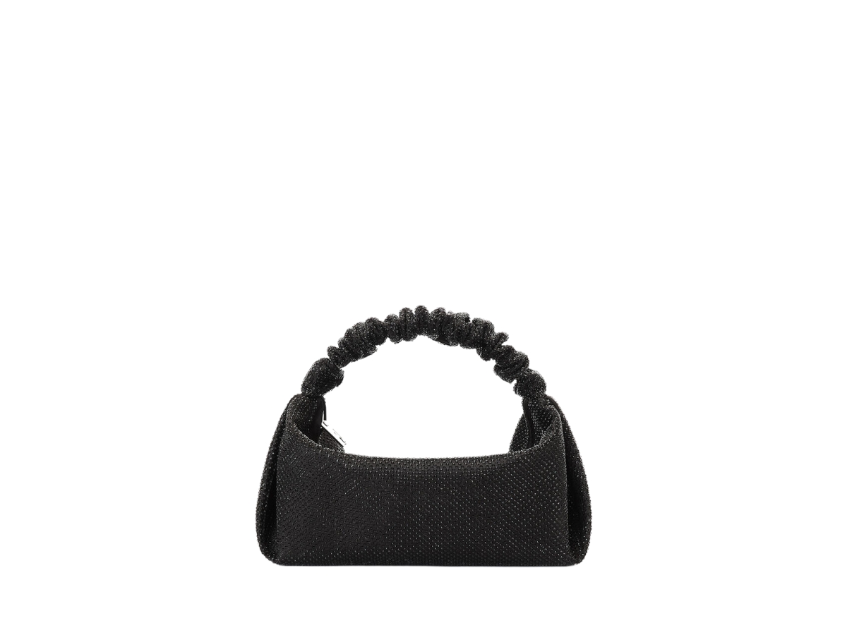 Alexanderwang Scrunchie Mini Bag In Satin With Clear Beads 80s ...