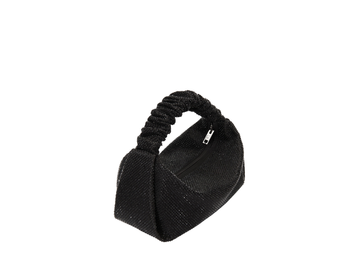 Alexanderwang Scrunchie Mini Bag In Satin With Clear Beads 80s ...